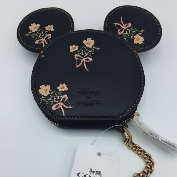 Coach | Bags | Coach X Disney Minnie Mouse Floral Coin Purse | Poshmark